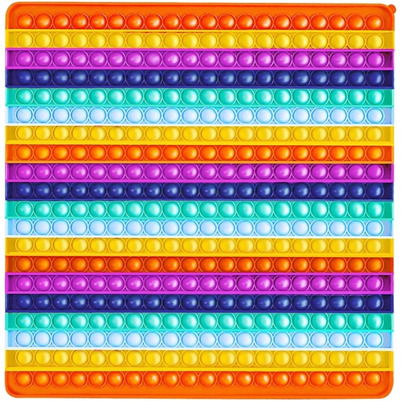 Toys | Jumbo Sensory Anxiety Stress Relief Silicone Giant Square Pop ...